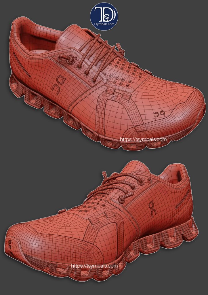 Sneakers 3d Model Studio Tsymbals Design in US